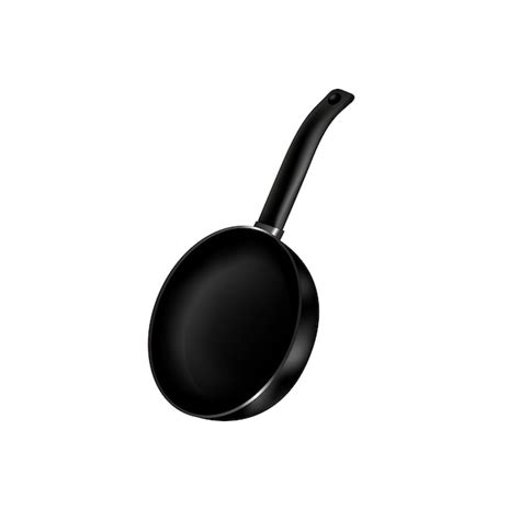 Premium Vector Frying Pan On White Background