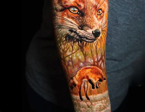 Color Realism Tattoos Sacred Raven Tattoo