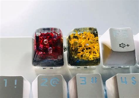 Translucent Coral Unique Marine Inspired Kawaiikeycaps