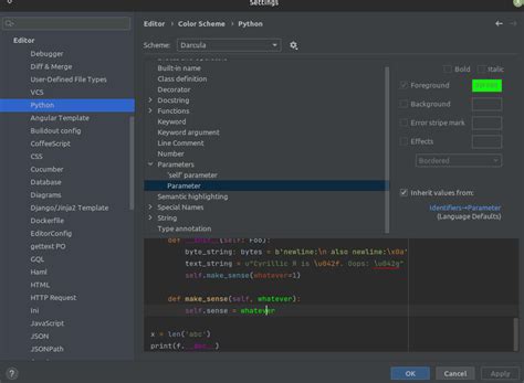 Highlights Parameters Highlighting Not Only In Parameter List But In Functions Body Either