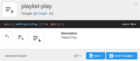 Mdi Playlist Play · Issue 6801 · Templarian Materialdesign · Github