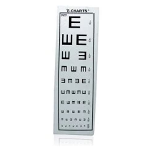 چارت بینایی E مدکارا