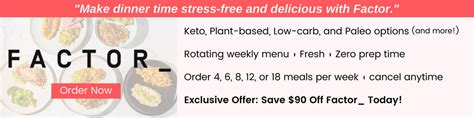 I Tried Factor And A Meal Kit Delivery Service Heres What Happened