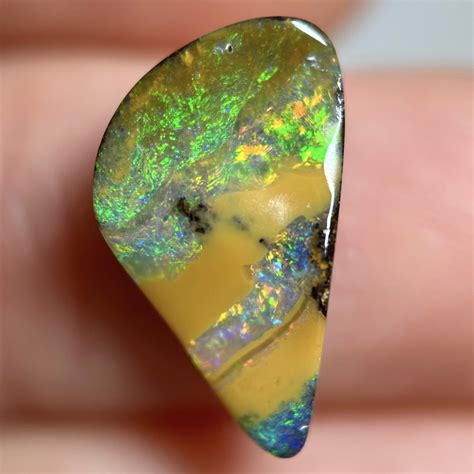 Australian Boulder Opal Miners And Cutter Signature Opal