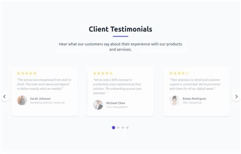 Premium Testimonial Carousel Tailwind Css Example