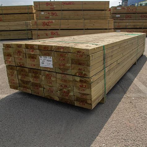 47mm X 175mm Structural Graded C24 Treated Carcassing Timber 3600mm 7