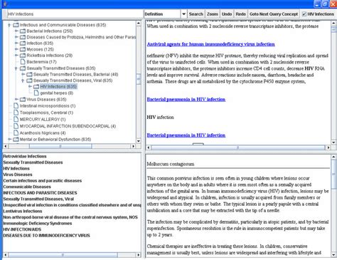 Dyqe Example Of A Definitional Query Starting From The Concept Hiv