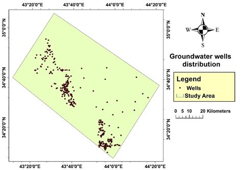 Groundwater Wells Distribution Download Scientific Diagram