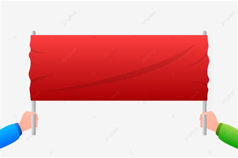 빈 현수막 손 잡고 기호 판 개념 편물 Png 일러스트 및 벡터 에 대한 무료 다운로드 Pngtree