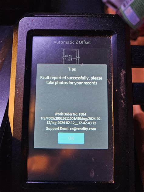 Ender 3 V3 Ke Bed Sensor Data Anomaly Error Rcreality