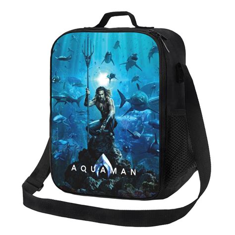 Aquaman Lunch Bag Lunch Box Lightweight Durable Lunch Tote Bag Portable