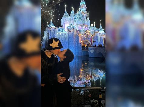 Demi Lovato Kisses Boyfriend Jutes At Disneyland