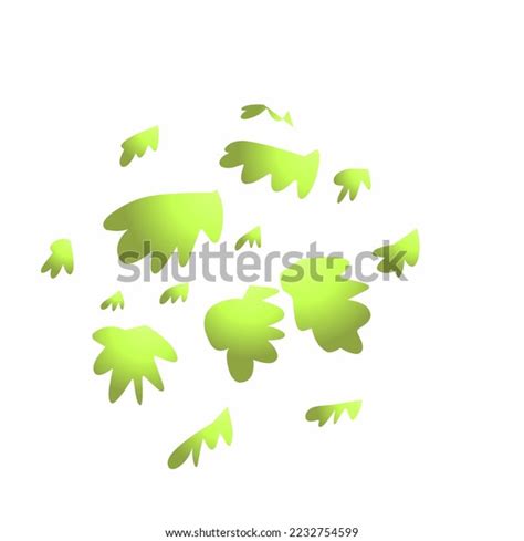 Illustration Fresh Grass Falling Stock Vector Royalty Free 2232754599