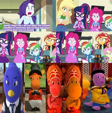 The Backyardigans Are Angry At Rarity Being A Jerk By Zmcdonald09 On Deviantart