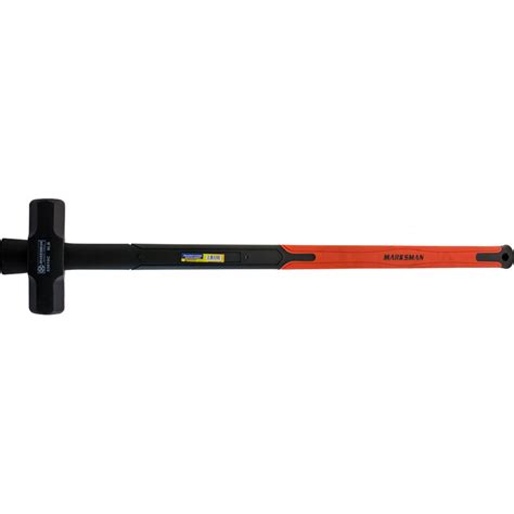 Sledge Hammer Long Handle Grip With Fibreglass Rubber Shaft Diy