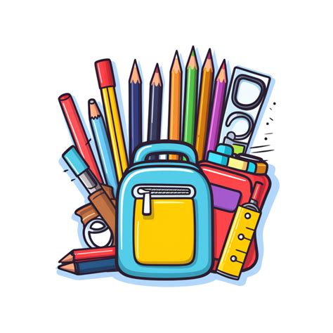 Fournitures Scolaires Png Pour Téléchargement Gratuit