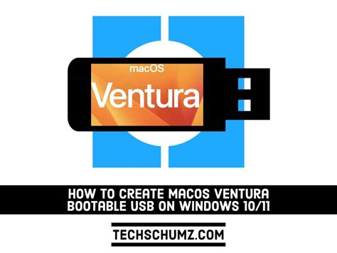 How To Create Macos Ventura Bootable Usb On Windows 1011 Pc Techschumz