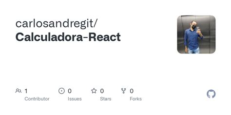 Github Carlosandregitcalculadora React
