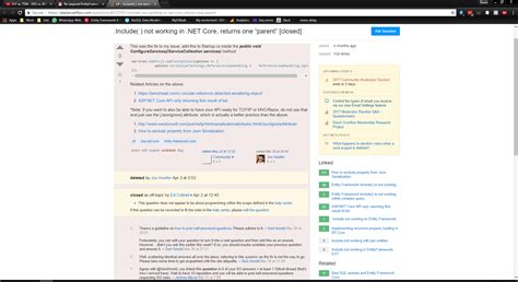 Ef Core Doesnt Lazy Load Virtual Navigation Properties · Issue 3312 · Dotnetefcore · Github