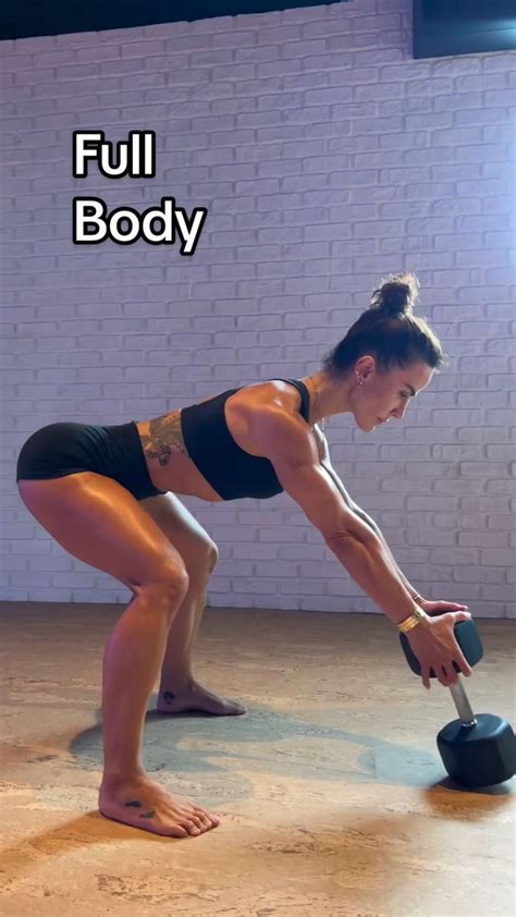 Full Body Single Heavy Dumbbell And Bodyweight At Home Workout Circuit