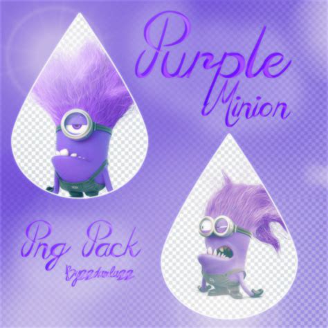 Purple Minions Png