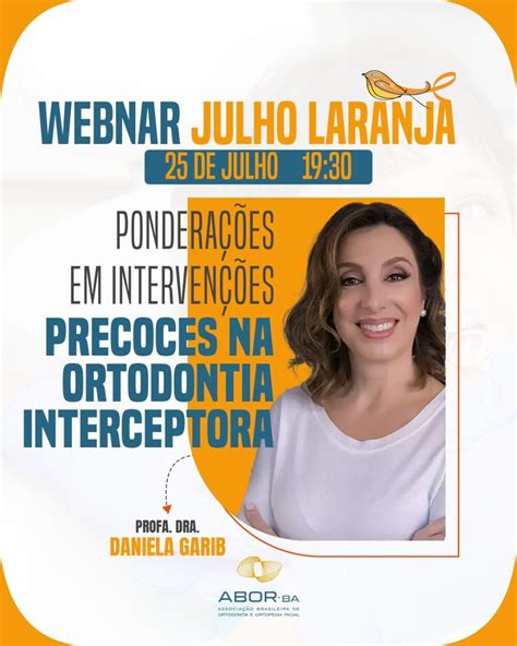 Webinar Com A Profa Dra Daniela Garib