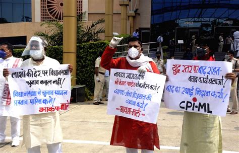 Bihar Assembly Monsoon Session Cpi Ml Demands Postponement Of