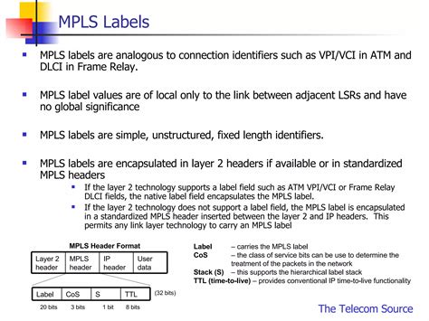 Multi Protocol Label Switching PPT