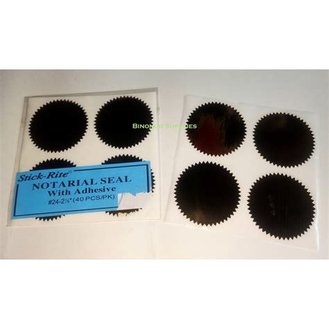 Stick Rite Gold Notorial Seal Certificate Foil Seal With Adhesive 40