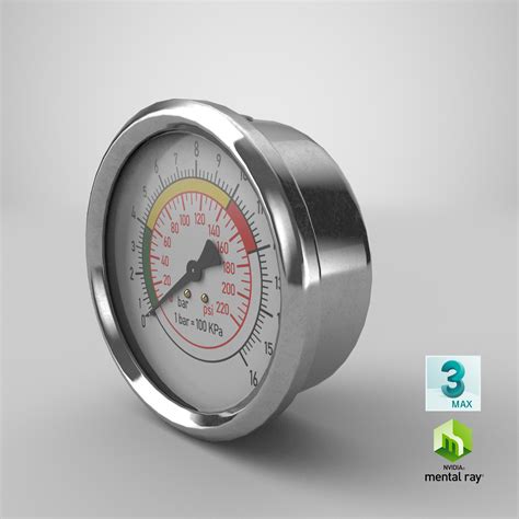 Pressure Gauge 3d Model 3d Model Turbosquid 1950883