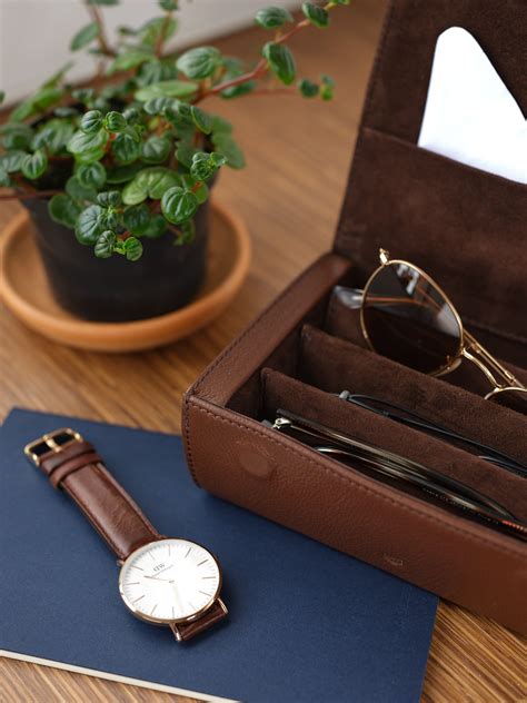 The Ultimate Glasses Case Collections Capra Leather