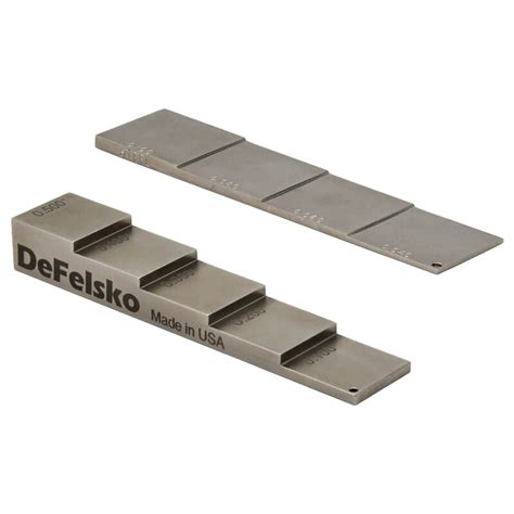 Defelsko® Certified Step Blocks For Ultrasonic Thickness Gauge
