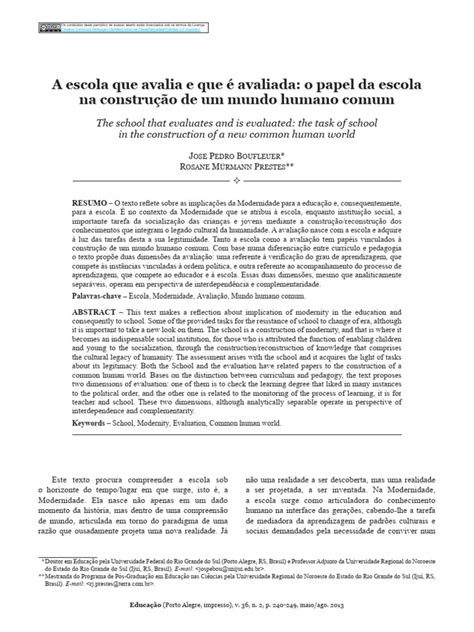 Admin Educ 36 2 10 Final 2 On Pdf Aprendizado Pedagogia