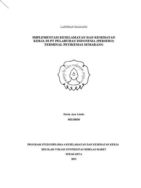 Darin Ayu Linda Proposal Magang Terminal Petikemas Semarang