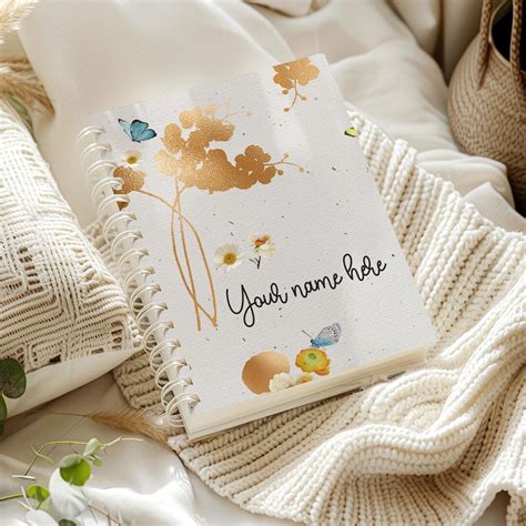 Custom Dated Planner Cute Hardcover Deluxe Personalized Agenda