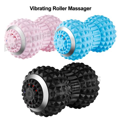 Vibrating Roller Massager Home Fitness Back Exercise Relaxation Gym