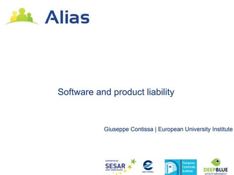Software Liability Ppt
