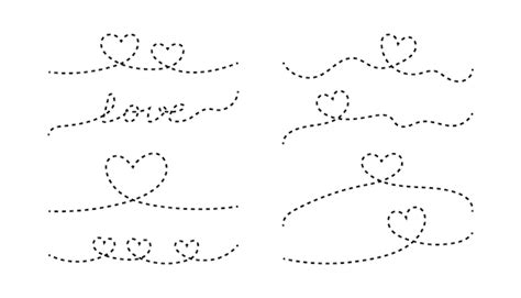 Dashed Line Cute Vectors And Illustrations For Free Download