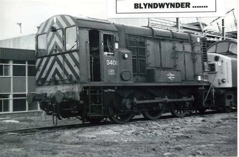 British Railway Diesel Photo Class 08 Shunter No 3408 At Eastfield In