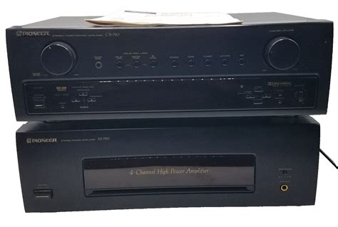 Pioneerstereotunercontrolamplifiermodelcx 770 For Sale Online Ebay
