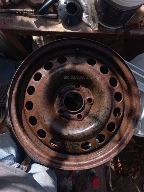 Продавам джанта за Опел или Хонда Джанти 1 бр 15 цола Стоманени джанти железни джанти 6