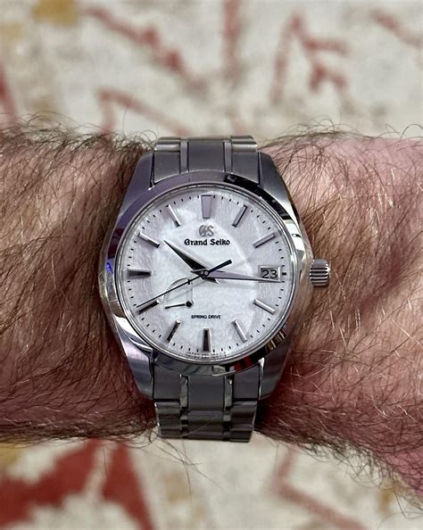 [wts] Grand Seiko Sbga211 Snowflake Spring Drive Titanium Inner Outer