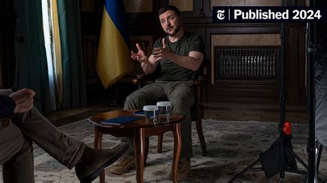 A Conversation With President Zelensky The New York Times