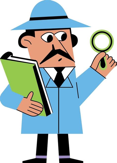 Detective Case Illustration In Flat Style 55722248 Vector Art At Vecteezy