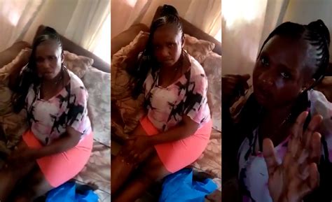 The Moment A Notorious Mchele Lady Was Caught After Drugging A Man And