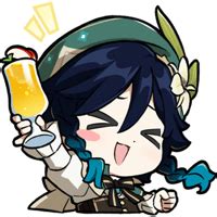 Sticker Maker Genshin Emotes Pack 12