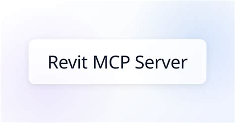 Revit Mcp Server Awesome Mcp Servers