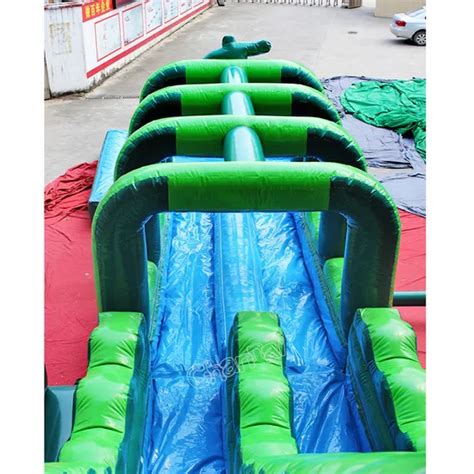 Giant Bouncy Water Slide Outdoor Commercial Inflatable Water Slide