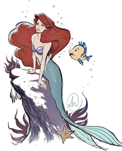 Pin By Felix On Disney Disney Princess Art Disney Artwork Mermaid Art