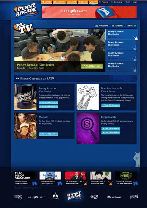 Penny Arcade Rebrand — Levin Sadsad